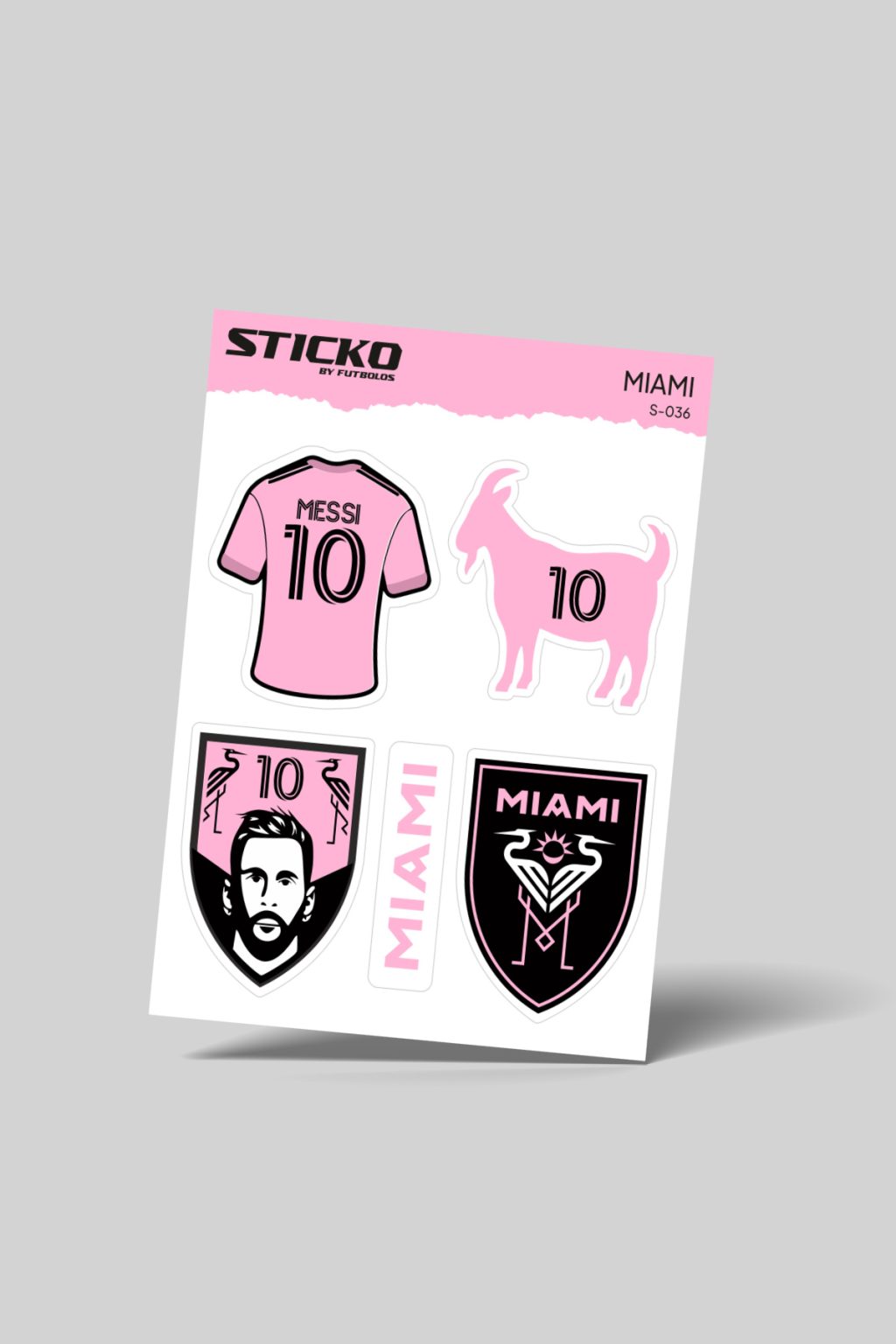 Inter Miami Sticker – Sticko Etiket – Futbolos | Futbol Tişörtleri